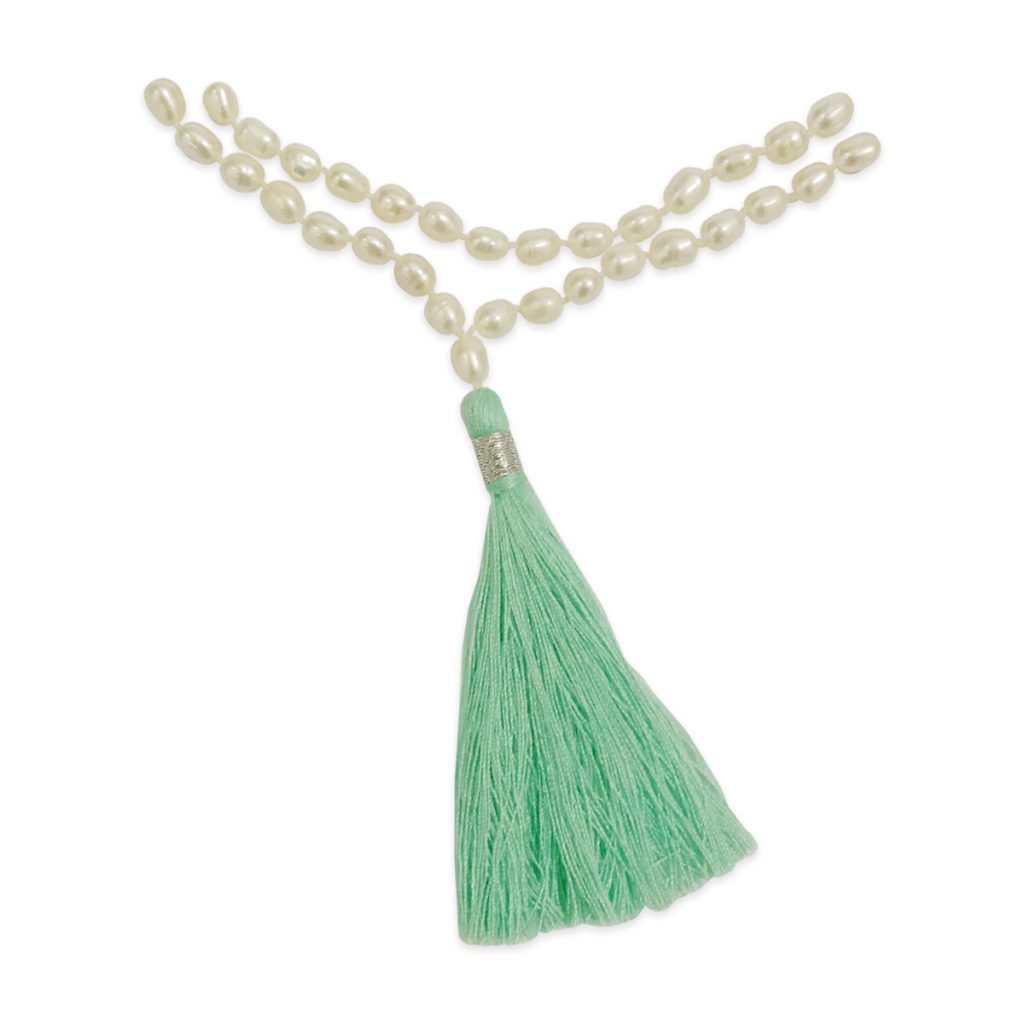 Buy Rice Pearl Mala in Thread (108 + 1) Beads Online | Siddha Yoga ...