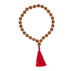 Buy Indo Rudraksha Japa Mala Thread (27 + 1) Beads Online | Siddha Yoga ...