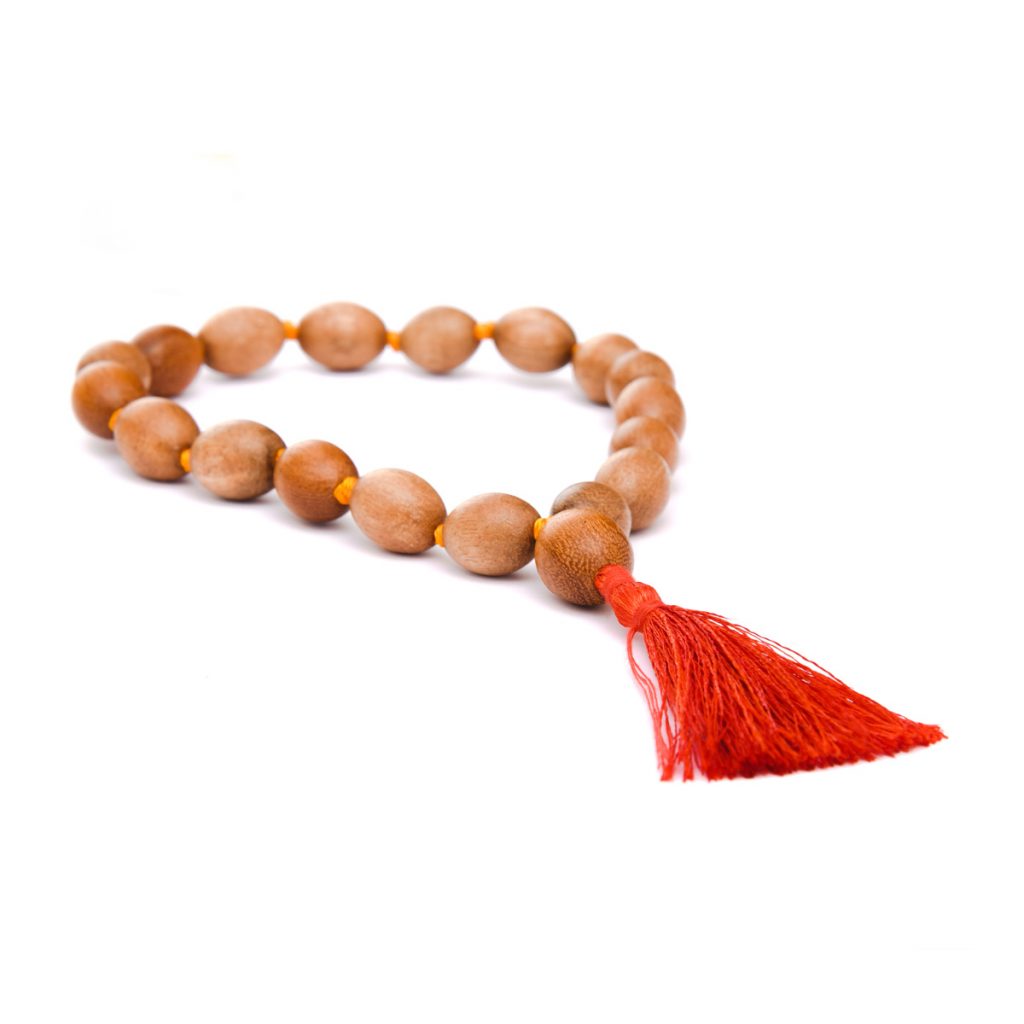 Buy Ashram Wood Japa Mala in Thread Online | Siddha Yoga Bookstore
