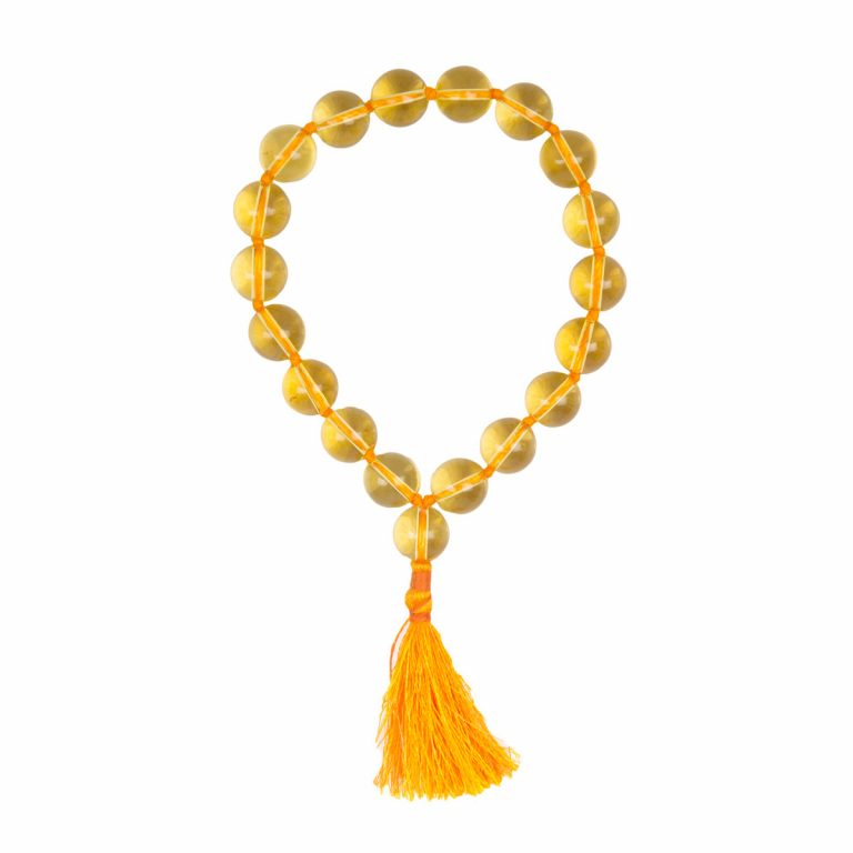 Buy Citrine Japa Mala (Thread) Online | Siddha Yoga Bookstore