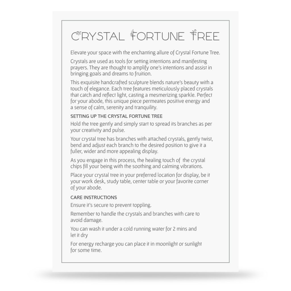 Emerald – Crystal Fortune Tree - Siddha Yoga Book Store