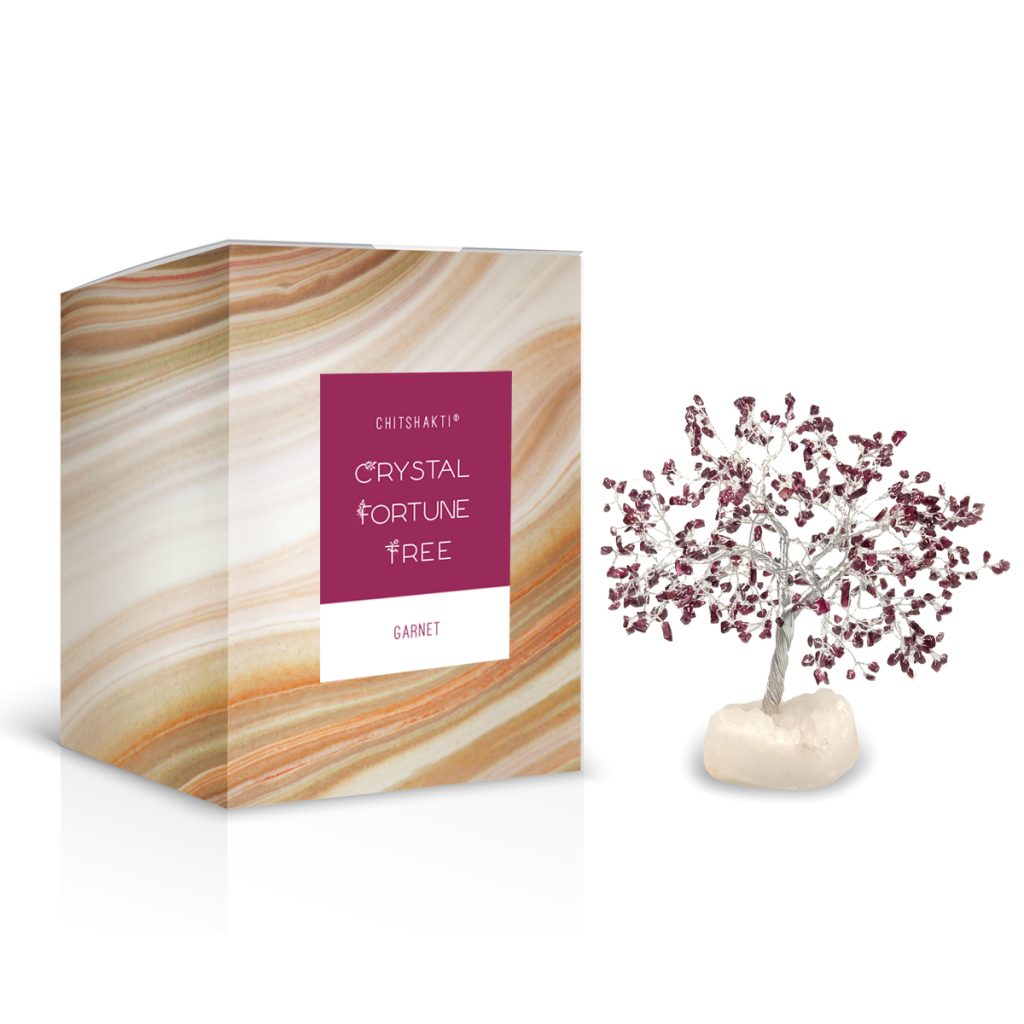 Garnet – Crystal Fortune Tree - Siddha Yoga Book Store